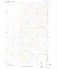 1971 Map of Hamill SE, Lyman County, SD — High-Res | Pastmaps